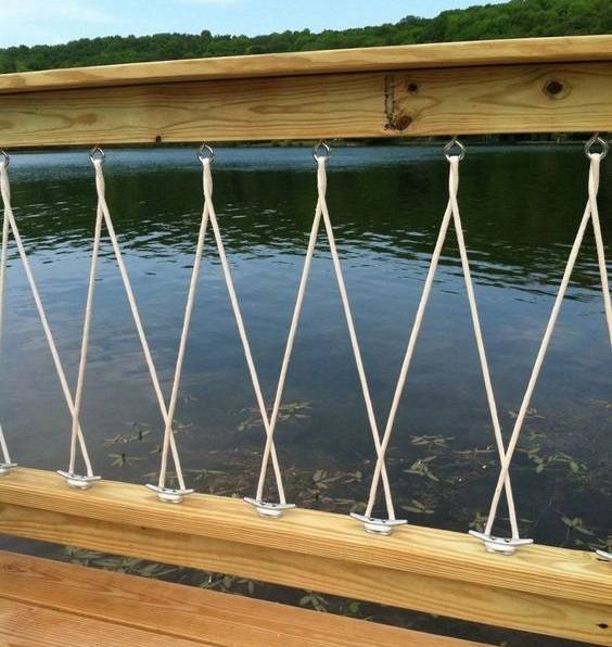 10 DIY Nautical Rope Fence Ideas - Hemptique